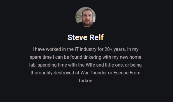 Relf.co - Self Hosting, Home Labs, OpenStack and everything in-between